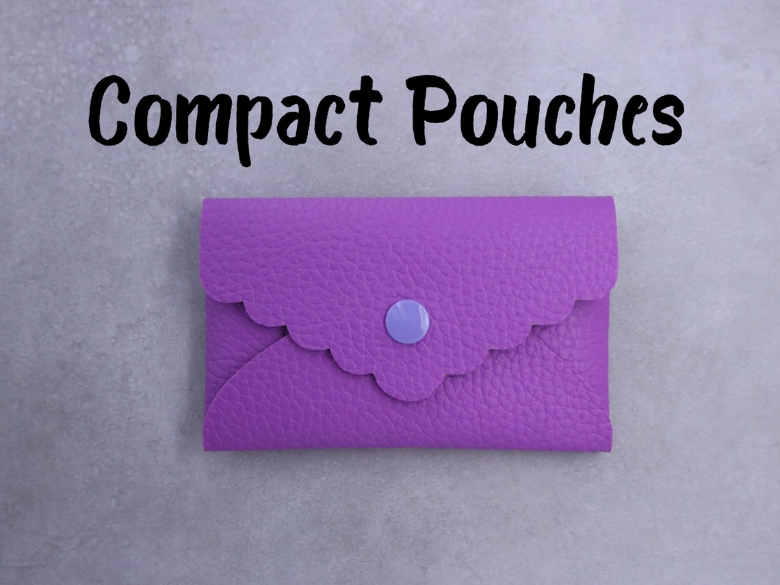 Compact Pouches Svg. No Sew Coin Purse Svg. Pouch Bundle Svg. - Etsy