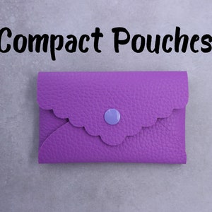 Compact Pouches Svg. No Sew Coin Purse Svg. Pouch Bundle Svg. | Etsy UK