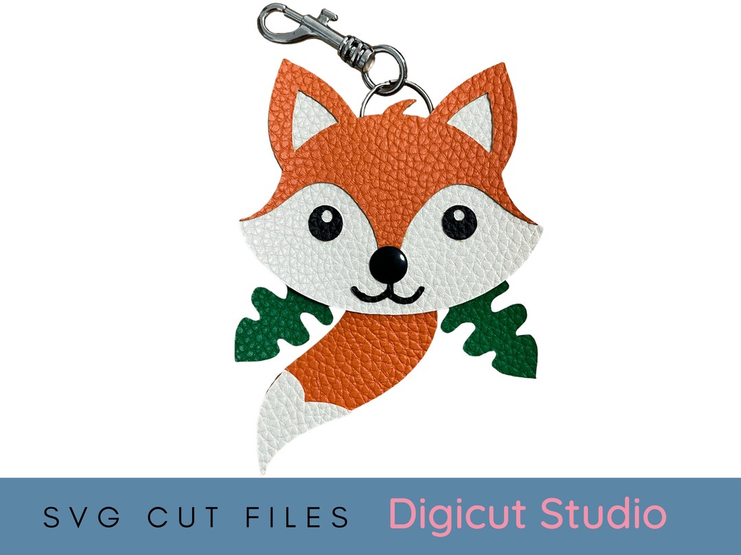 Fox Key Ring Svg. Fox Key Chain Svg. Fox Svg. Fox Fob. School - Etsy ...