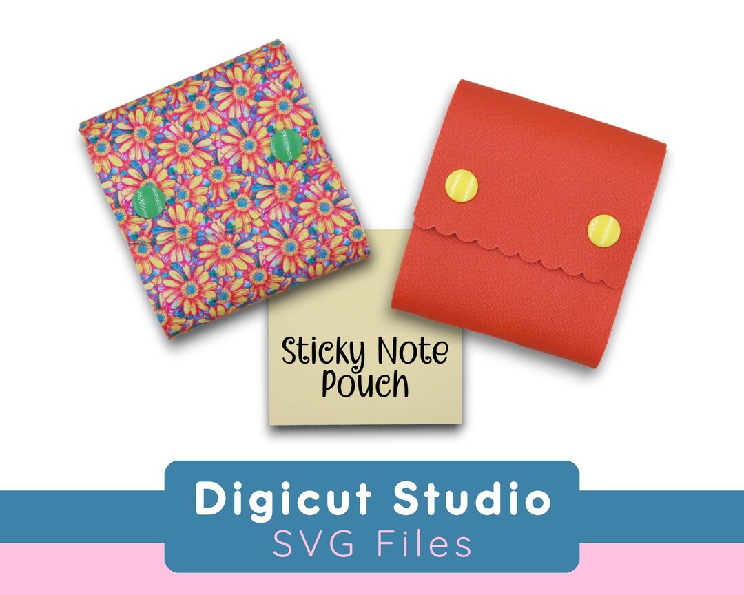Sticky Note Pouch Svg. Sticky Note Holder. Stationary Accessories Svg ...