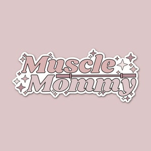 Muscle Mommy Sticker Powerlifting Sticker Weightlifting - Etsy
