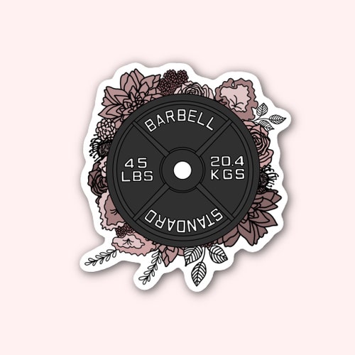 45lb Plate Sticker Powerlifting Sticker Weightlifting - Etsy