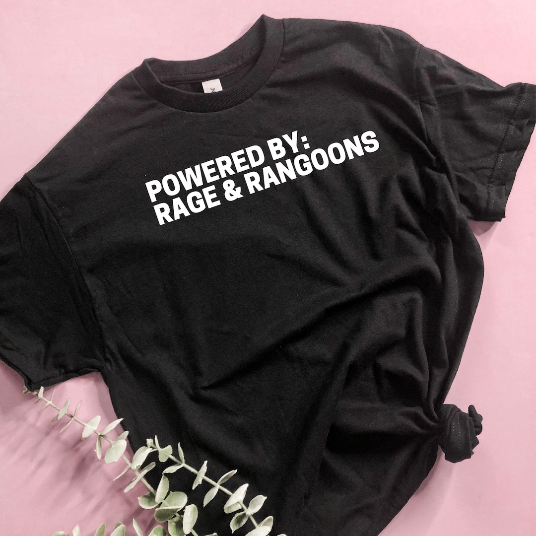 Powered by Rage & Rangoons T-shirt, Crab Rangoon Shirt - Etsy