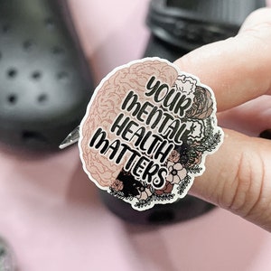 Mental Health Shoe Charm, Your Mental Health Matters Shoe Charms ...