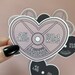 Heart Shaped 45lb Plate Sticker Powerlifting Sticker - Etsy