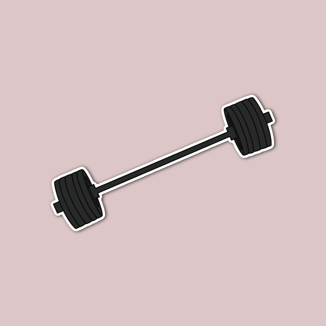Barbell Powerlifting Sticker, Weightlifting Sticker, Girls Who ...