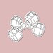 Dumbbell Sticker, Powerlifting Sticker, Weightlifting Sticker, Girls ...