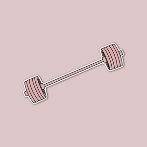 Barbell Powerlifting Sticker, Weightlifting Sticker, Girls Who ...