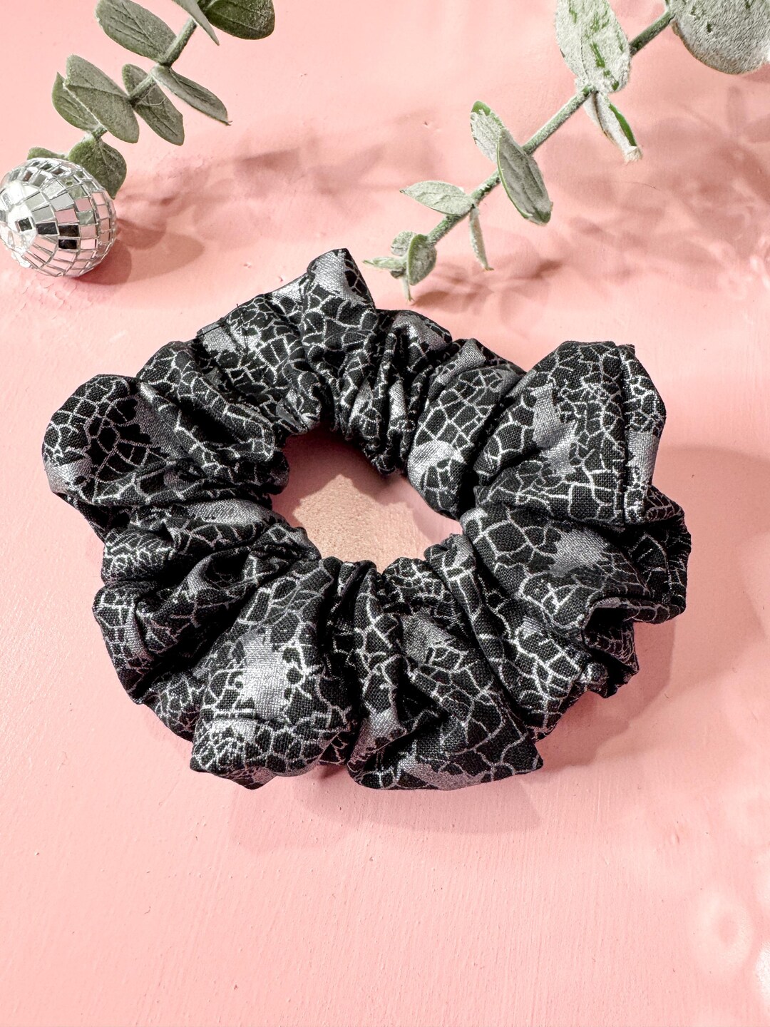 Silver Bat Scrunchie, Halloween Scrunchies, Fall Scrunchie - Etsy