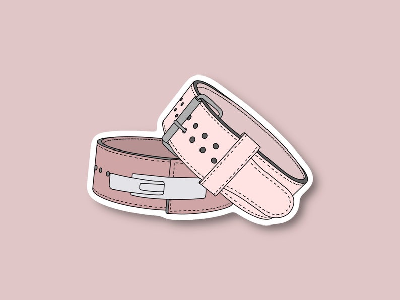 Powerlifting Belt Sticker, Powerlifting Sticker, Weightlifting Sticker ...