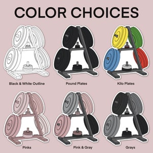 Weight Tree Sticker, Powerlifting Sticker, Weightlifting Sticker, Girls ...