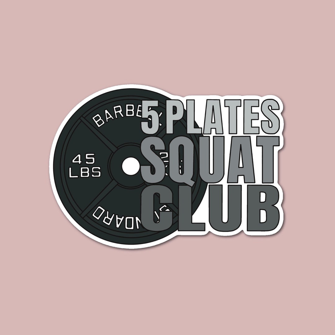 Squat Club Powerlifting Sticker, Weightlifting Sticker, Girls Who ...