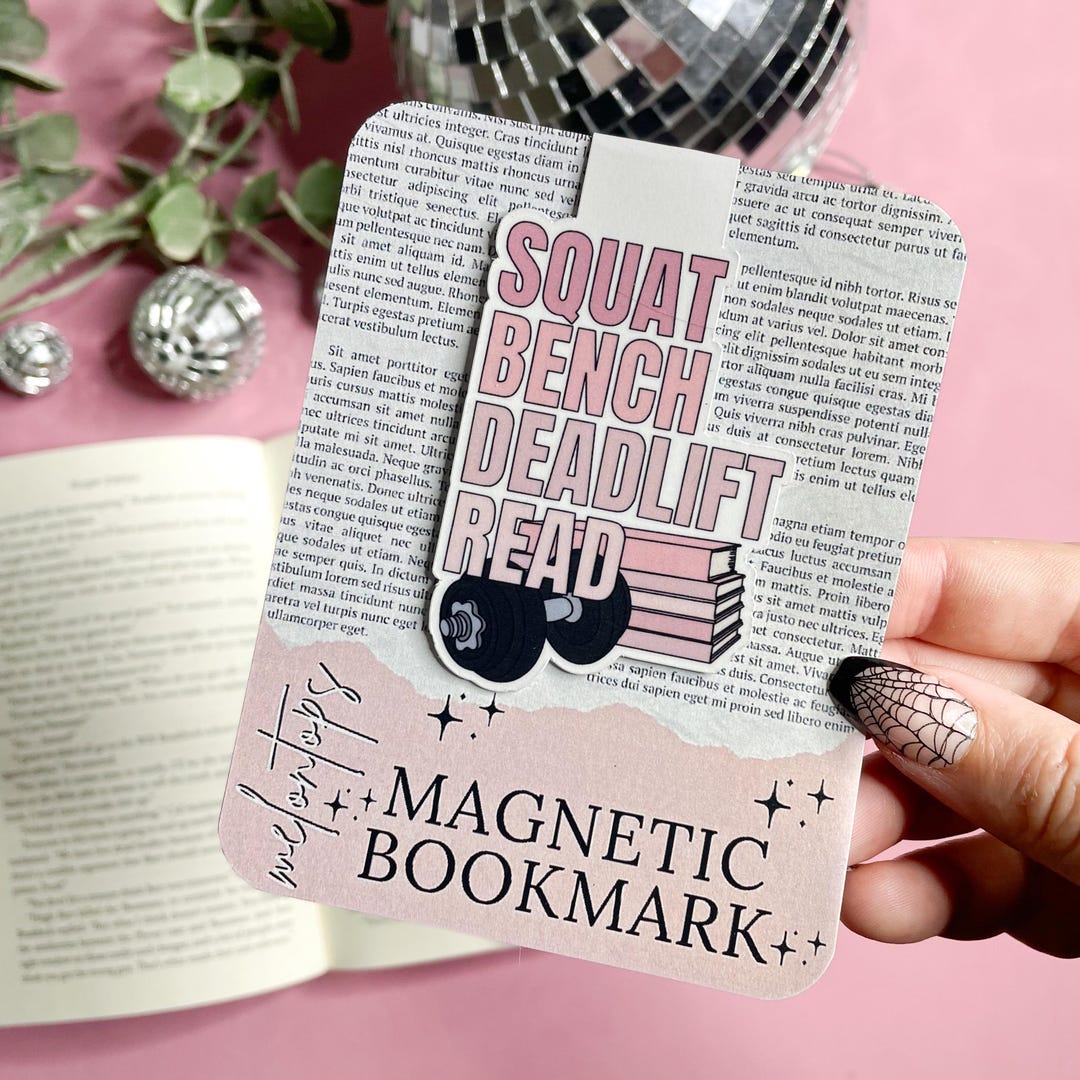 SBD Read Magnetic Bookmark, Book Lover Gift, Gym Lover Gift ...