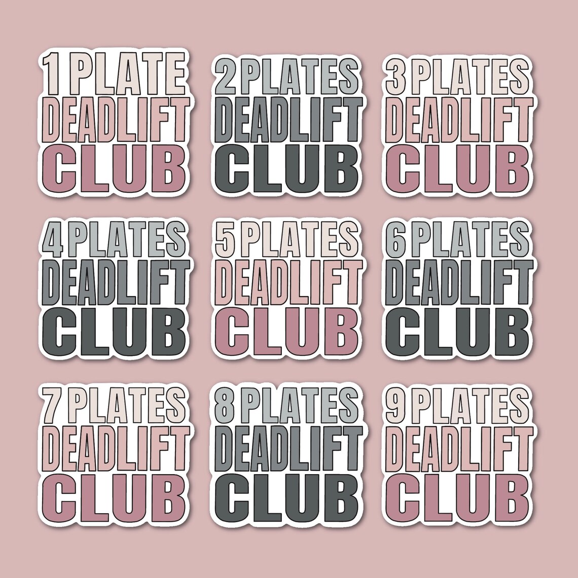 Deadlift Club Powerlifting Sticker, Weightlifting Sticker, Girls Who ...