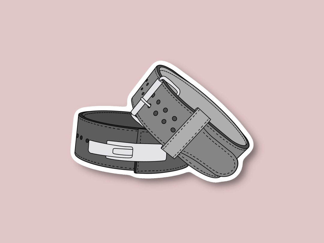 Powerlifting Belt Sticker, Powerlifting Sticker, Weightlifting Sticker ...