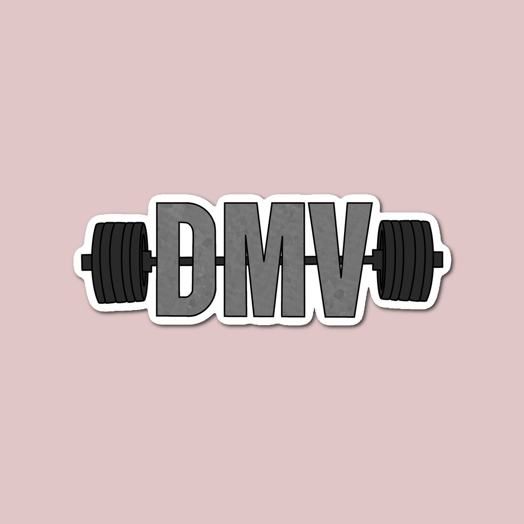 DMV Strong Sticker, Powerlifting Sticker, Weightlifting Sticker, Girls ...