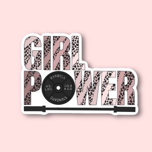 Girl Power Sticker, Powerlifting Sticker, Weightlifting Sticker, Girls ...