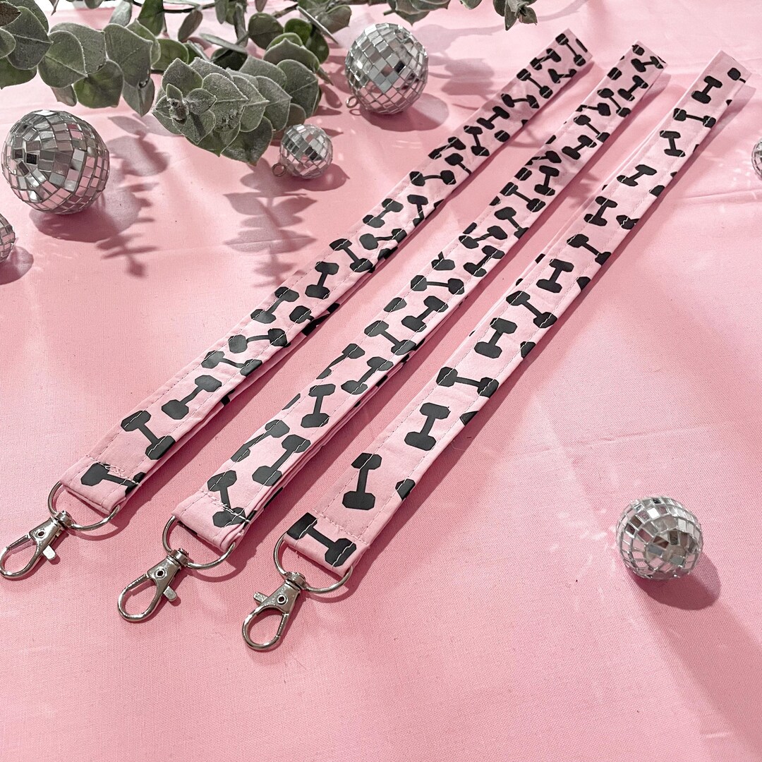 Dumbbells Lanyard, Gym Lanyard, Neck Lanyard, Lifting Key Holder, Badge ...