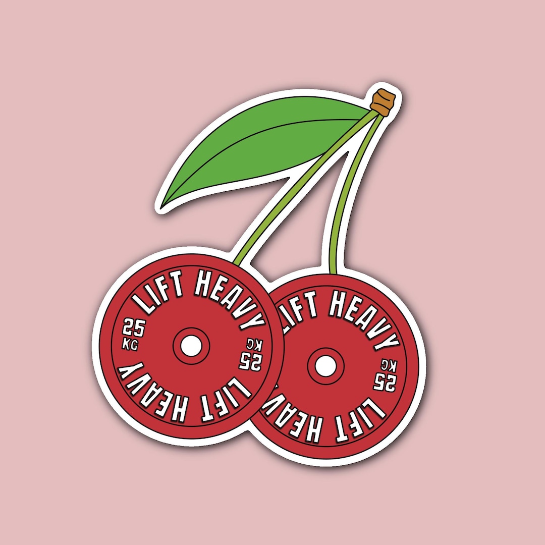 Kilo Cherries Sticker, Gym Stickers, Powerlifting Sticker ...