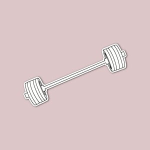 Barbell Powerlifting Sticker, Weightlifting Sticker, Girls Who ...