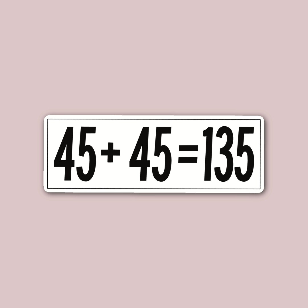 Gym Math Sticker, Powerlifting Sticker, Weightlifting Sticker, Girls ...