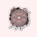 45lb Plate With Flowers Sticker Powerlifting Sticker - Etsy