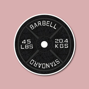 Spiderweb 45lb Plate Sticker, Powerlifting Sticker, Weightlifting ...