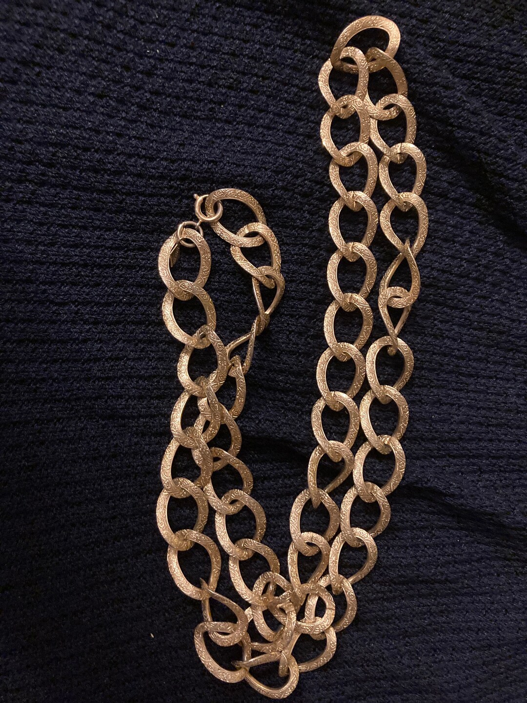 Sale***36 Inch Sarah Coventry Chain Embossed Links 1960’s - Etsy