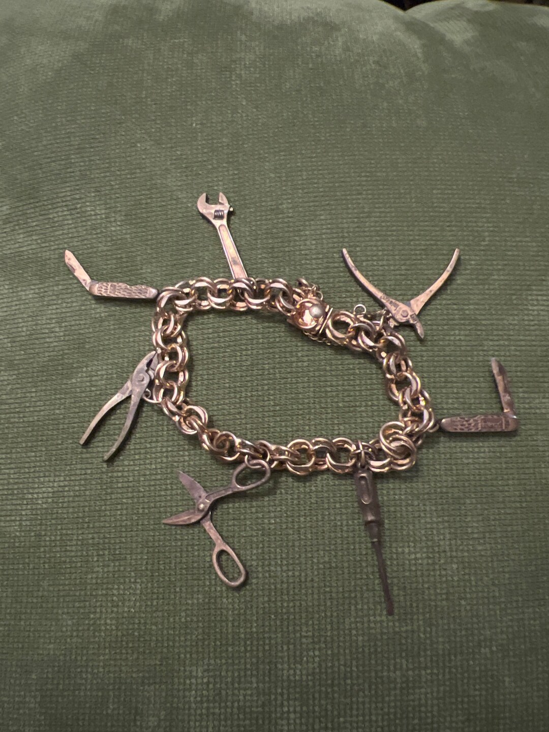 Rare Vintage Gold Filled Charm Bracelet With Working Tools 1950’s - Etsy