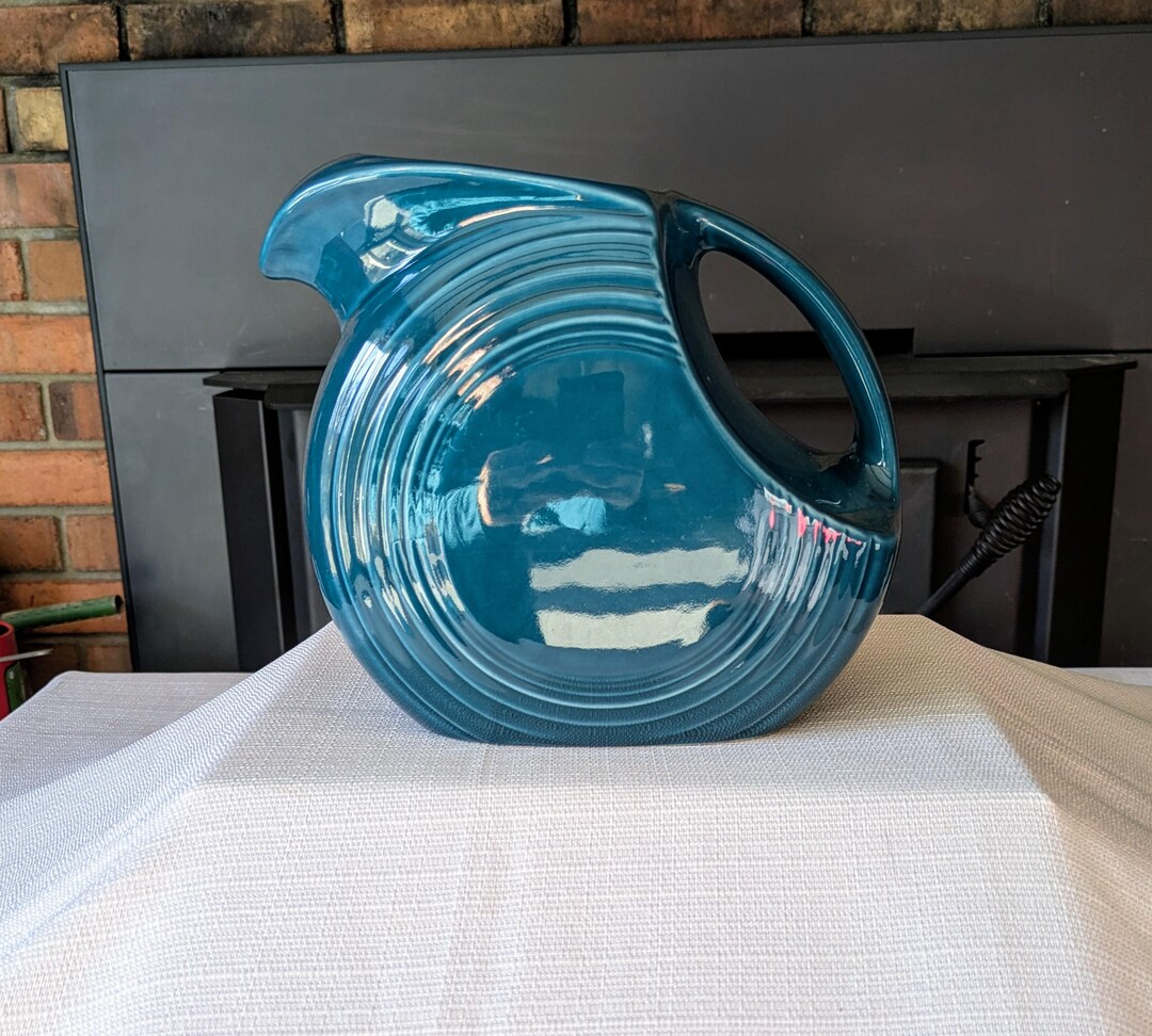 Fiesta (fiesta Ware) Juniper Disc Pattern 7.5" Water Pitcher by Homer ...
