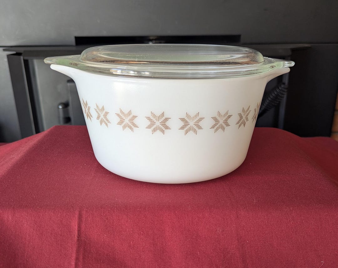 Vintage Pyrex #473 Town and County Round Casserole Dish With Lid - Etsy