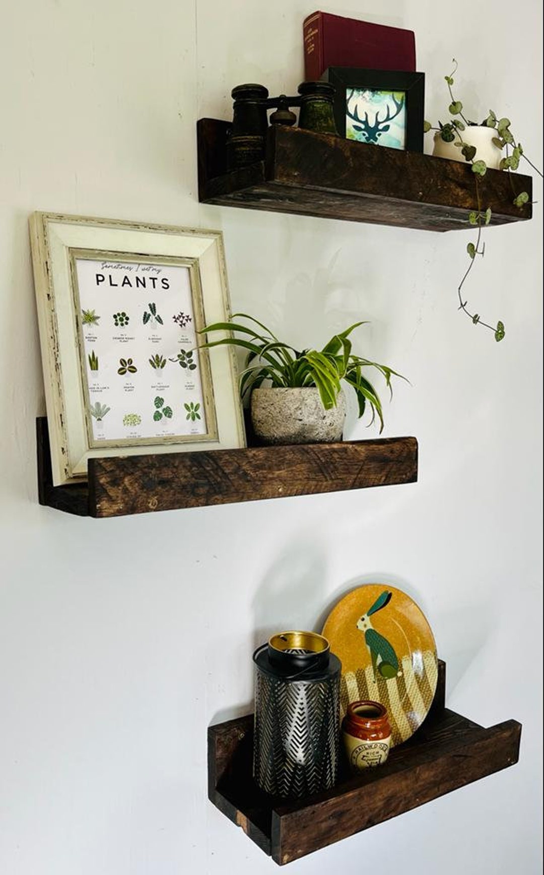 Picture Shelves Trio for Prints and Photos L Photo Rail Set of 3 L ...