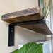Solid Wood Radiator Shelf With Brackets Rustic Narrow Shelf for Hallway ...