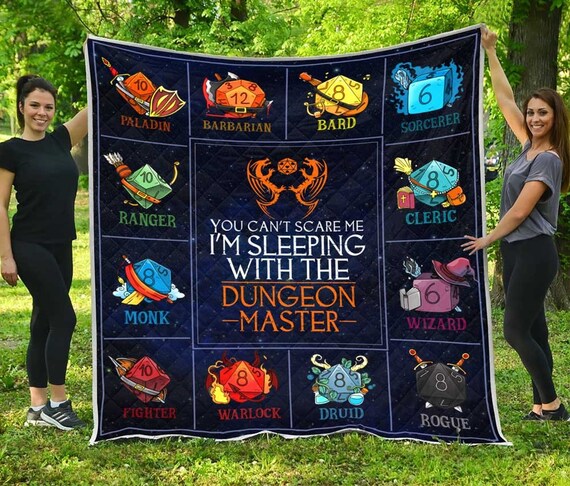 Dungeons and Dragons Dnd Quilt Blankedungeons and Dragons Dnd - Etsy