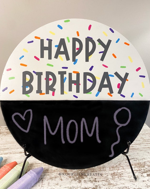 Custom Birthday Sign Birthday Centerpiece Birthday Decor | Etsy