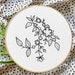 PDF Embroidery Pattern/fern Pattern /digital Download/6 or 7 Hoop/hand ...