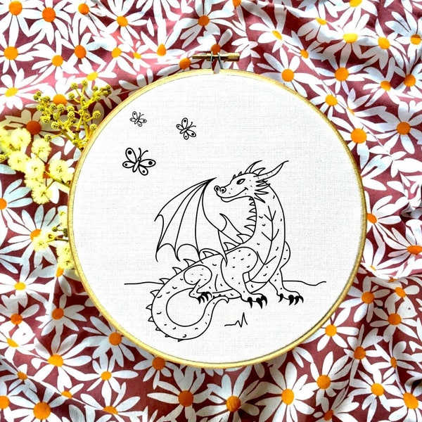 Embroidery Dragon - Etsy