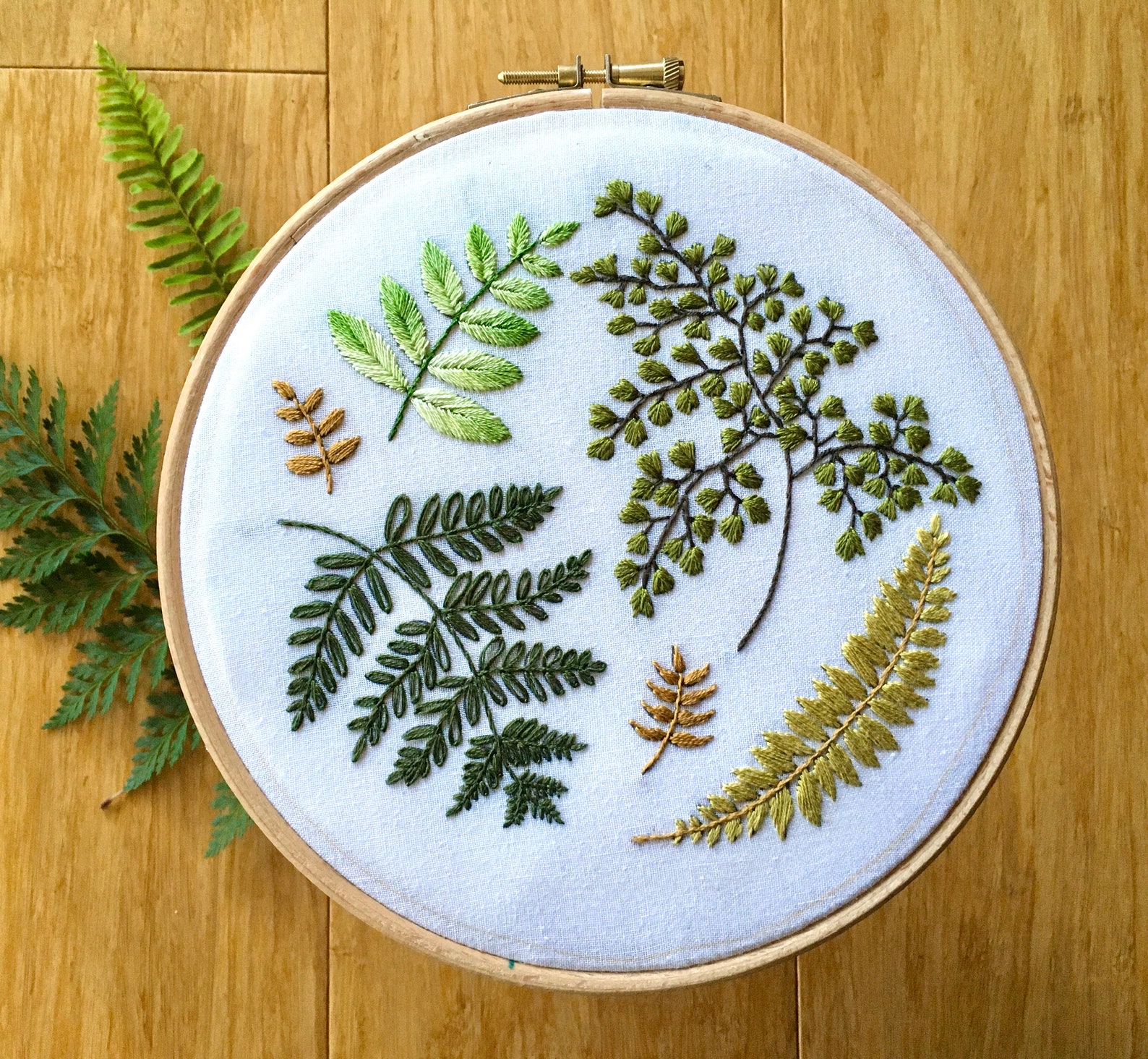 PDF Embroidery Pattern/fern Pattern /digital Download/6 or - Etsy