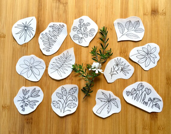 Stitch Stickers ORIGACH: Water Soluble Embroidery Patterns Stabilizers ...