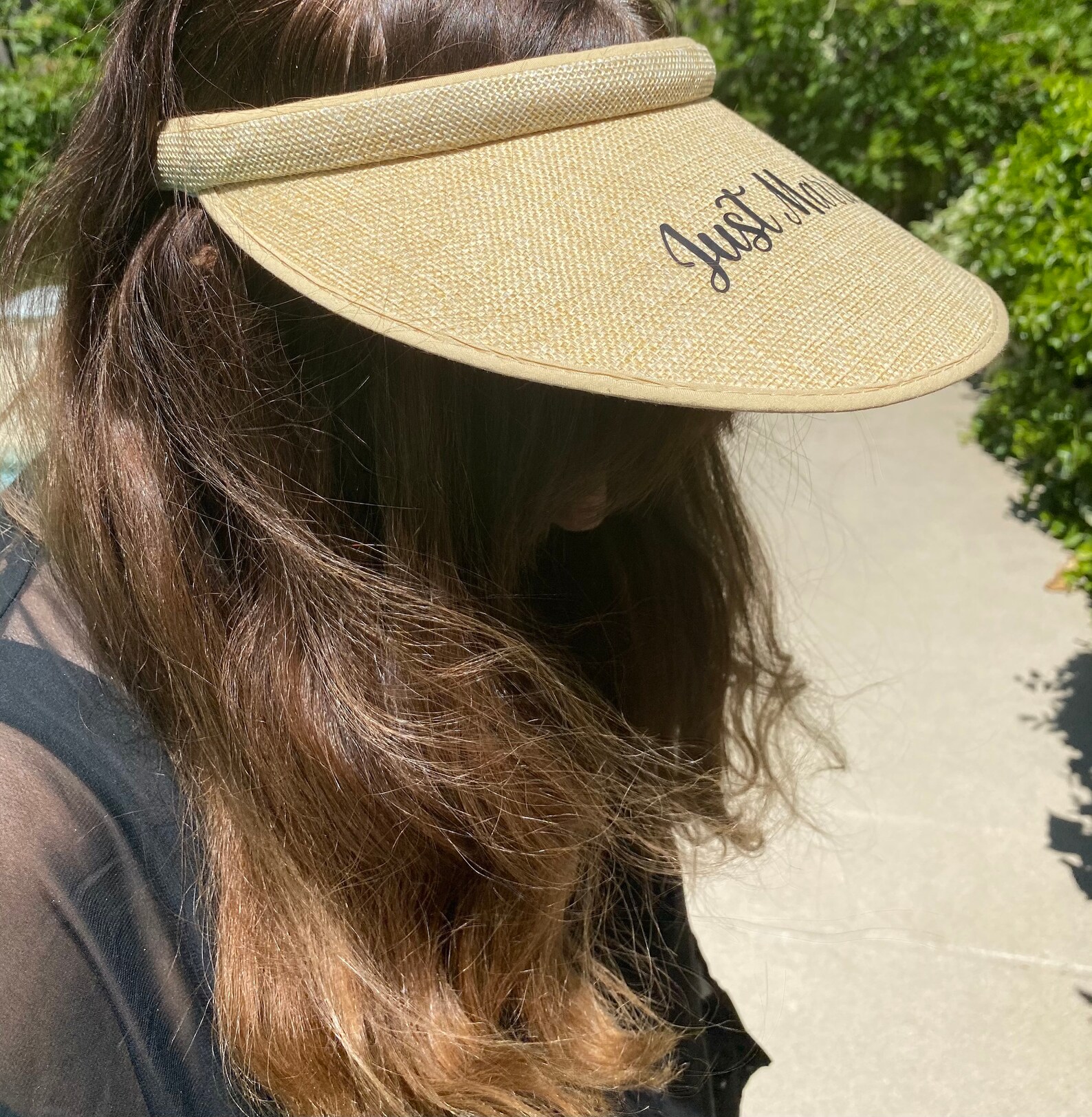 Personalized Woven Visor For Beach Parties Vacations | Etsy