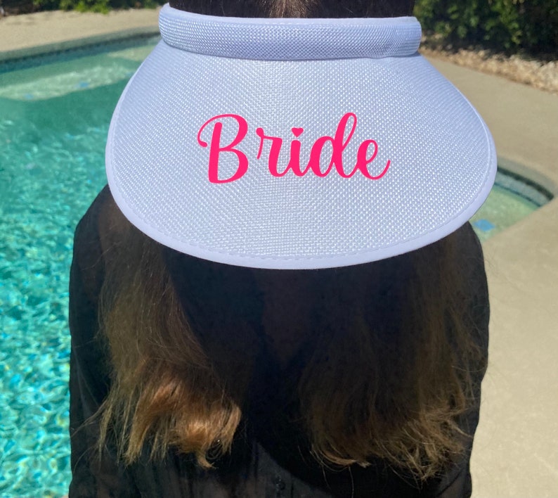 Personalized Woven Visor for Beach Parties Vacations | Etsy