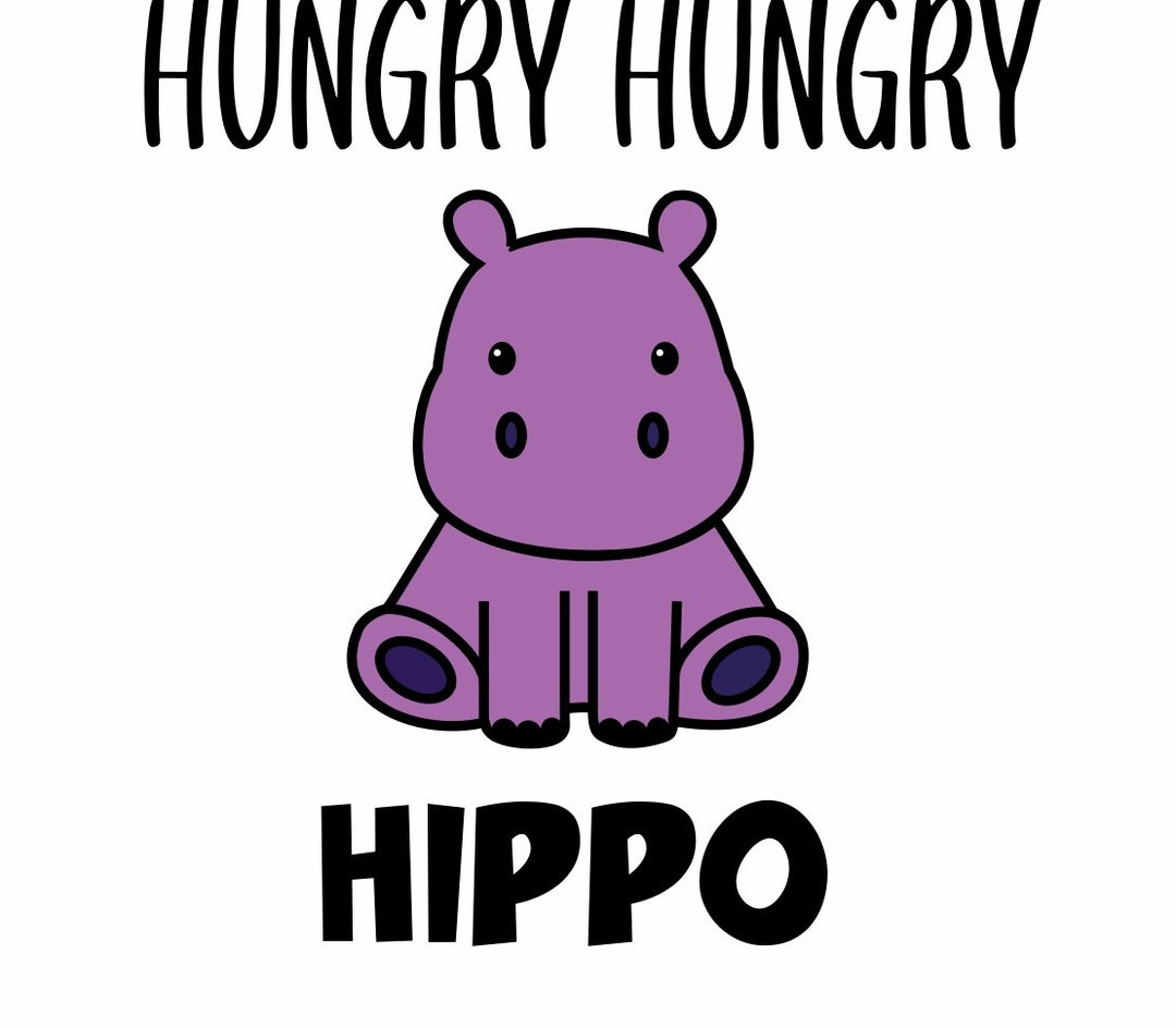 Hungry Hungry Hippo Digital Artwork File SVG PNG PDF - Etsy