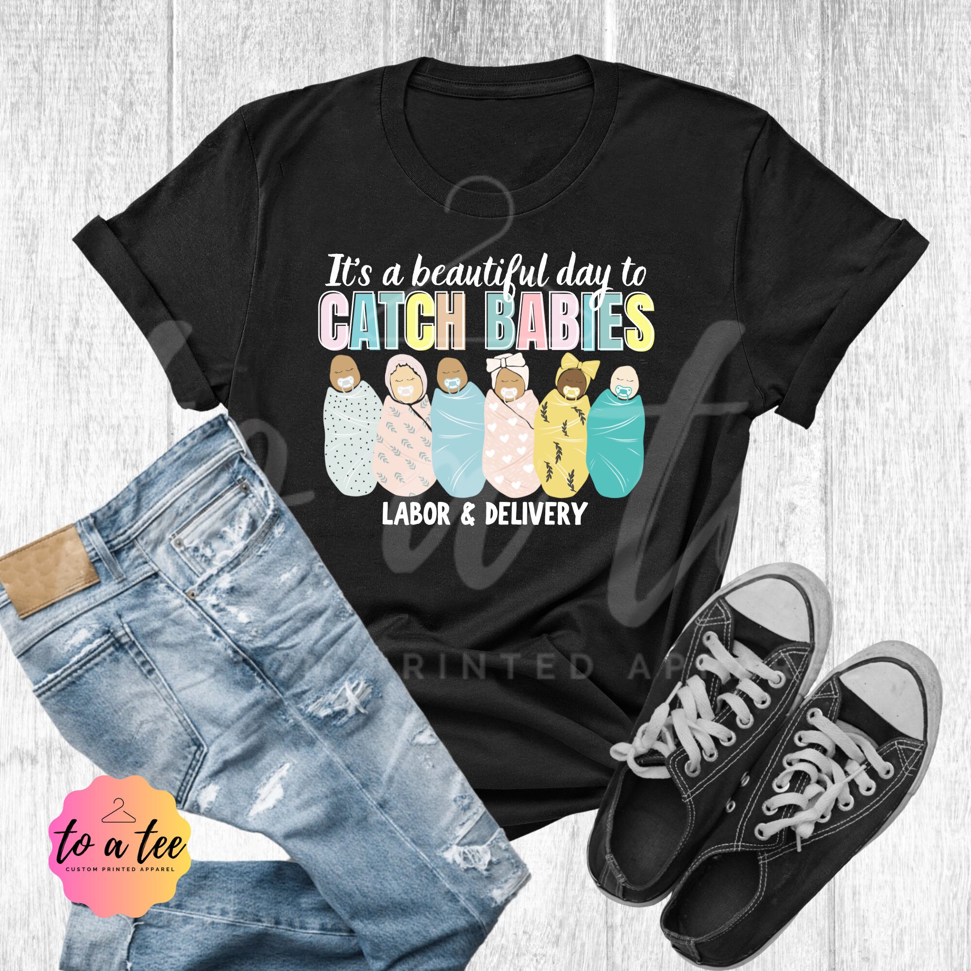 Labor and Delivery- It's a Beautiful Day to Catch Babies Digital PNG ...