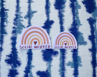 Social Worker Sticker 4in X 2in LCSW Sticker Clinical Social Worker ...