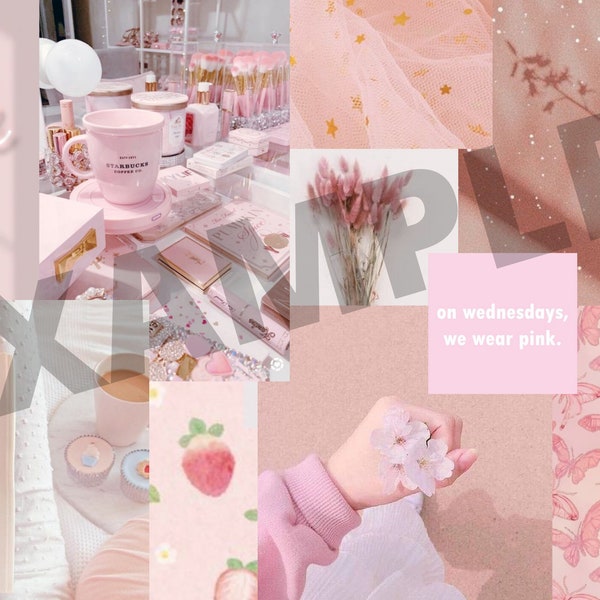 Pink Aesthetic Wallpaper - Etsy