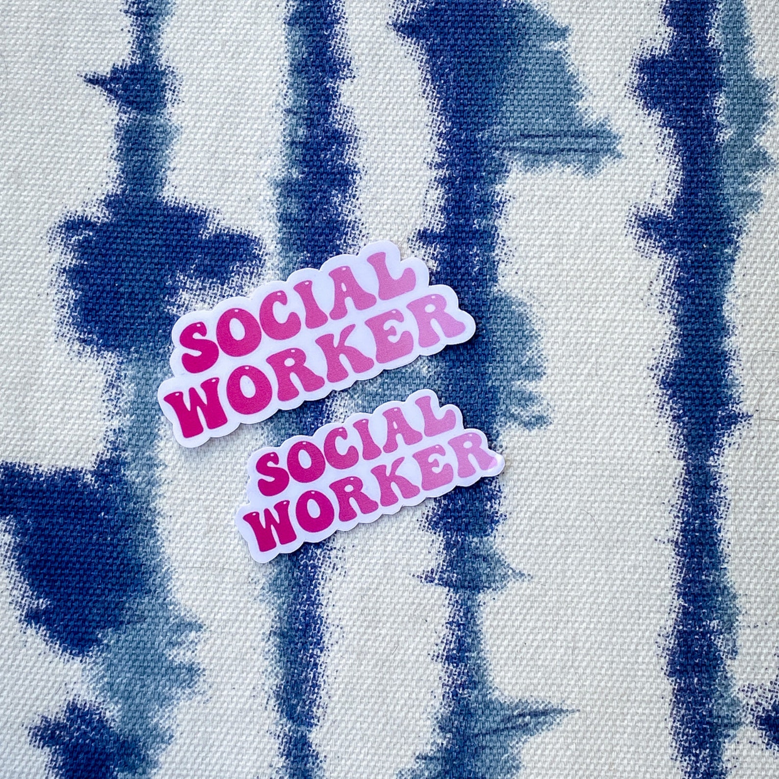 Social Worker Pink Sticker Social Work Sticker Laptop - Etsy