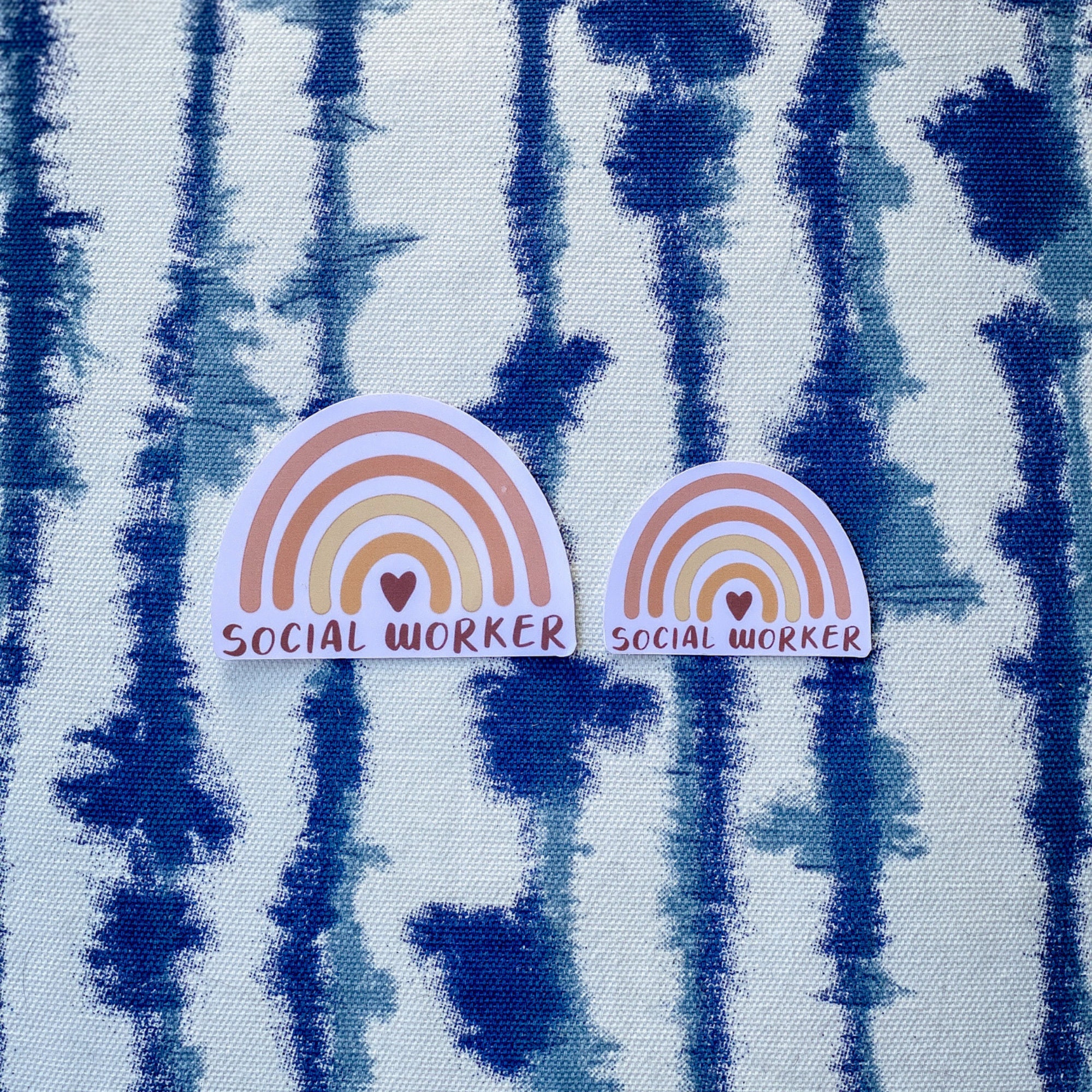 Decal Rainbow Sticker Peach Rainbow Sticker Colorful Sticker Laptop ...