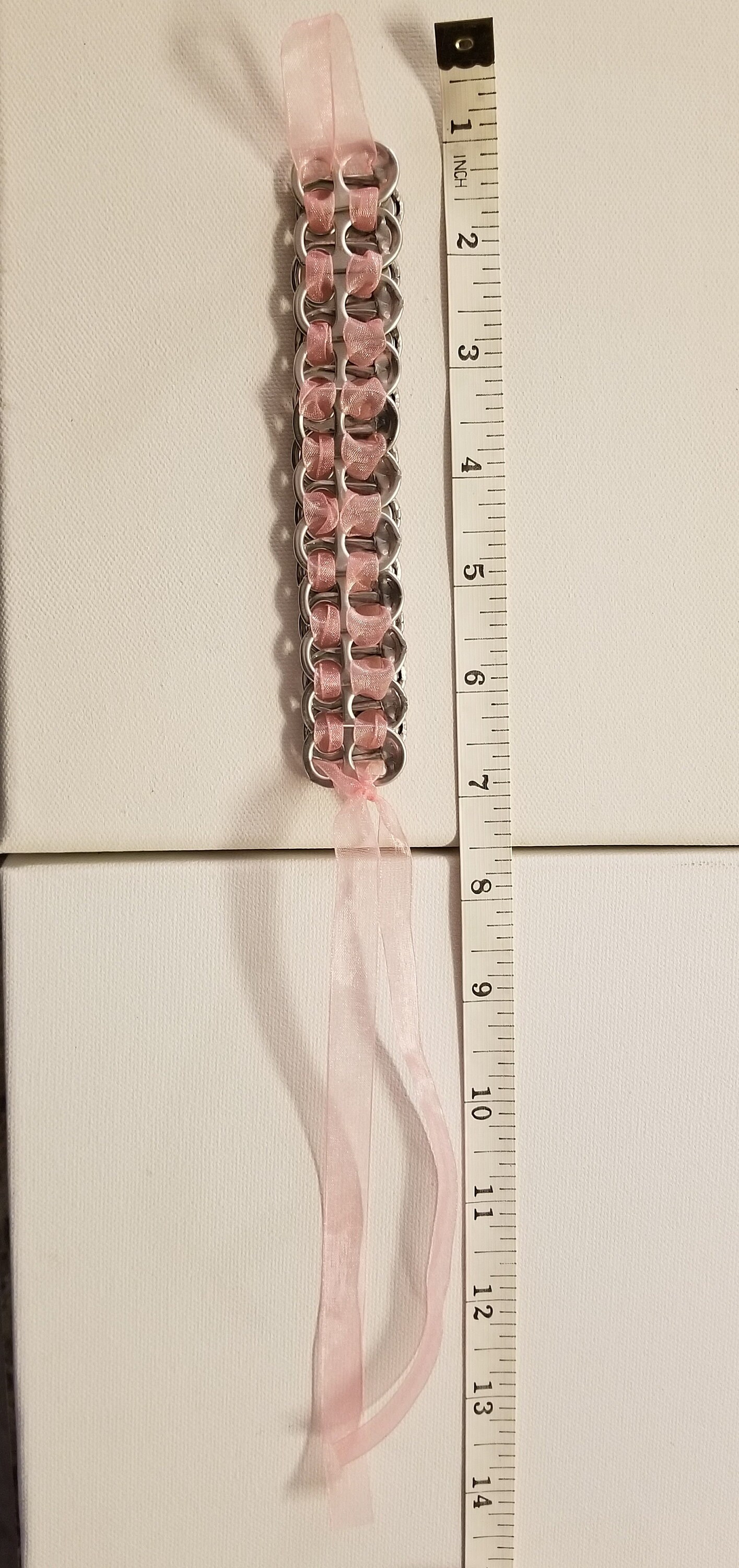 Pull Tab Ribbon Bracelet - Etsy