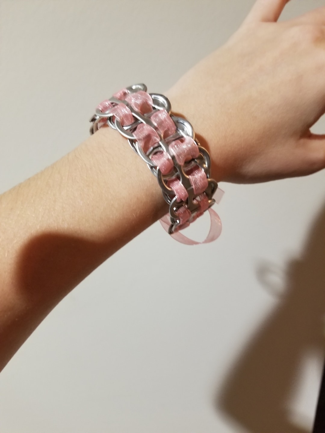 Pull Tab Ribbon Bracelet - Etsy
