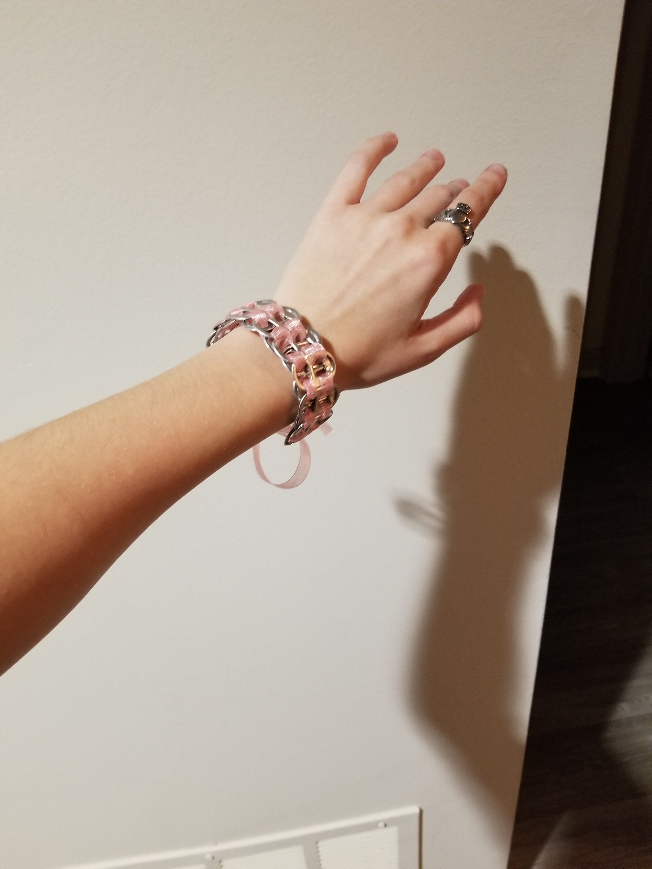 Pull Tab Ribbon Bracelet - Etsy